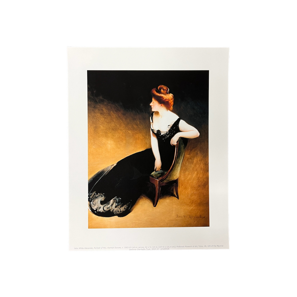 Portrait of Mrs. Herman Duryea by John White Alexander Print ...