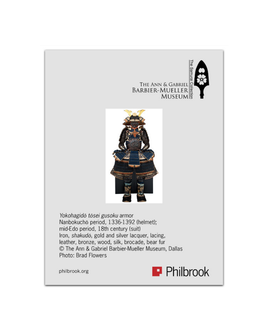 Samurai Armor Wrapped Magnet – Philbrook Museum Shop